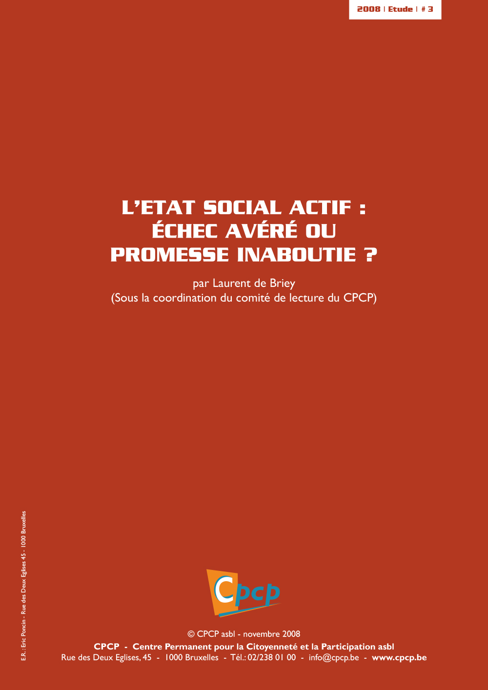 Citoyenneté & Participation | L'état social actif | Étude n° 3 Citoyenneté & Participation | L'état social actif | Étude n° 3